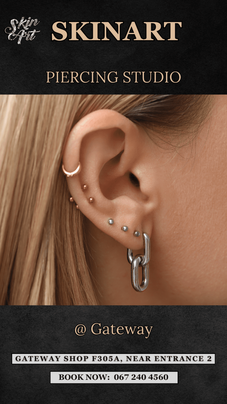 Professional Piercing Studio Near Durban - Skinart Studios
