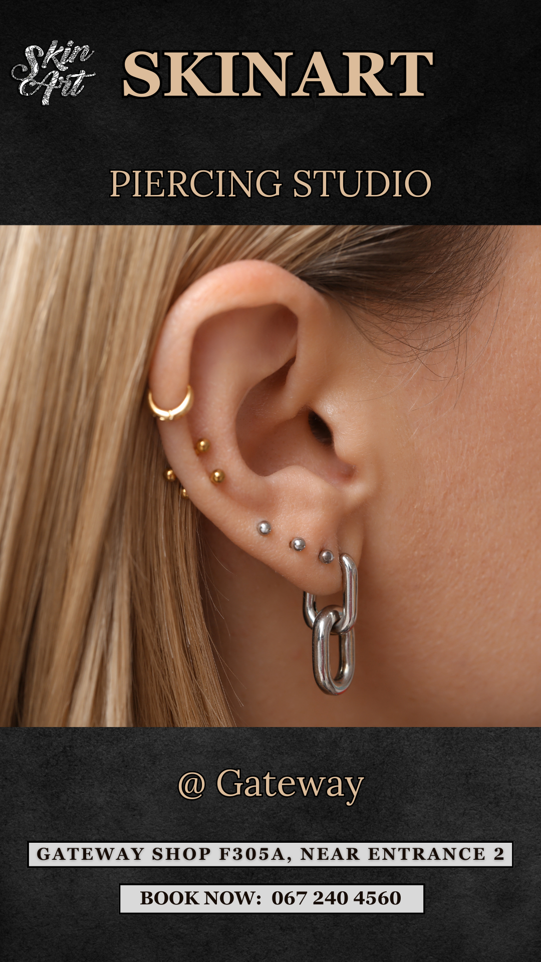 Professional Piercing Studio Near Durban - Skinart Studios